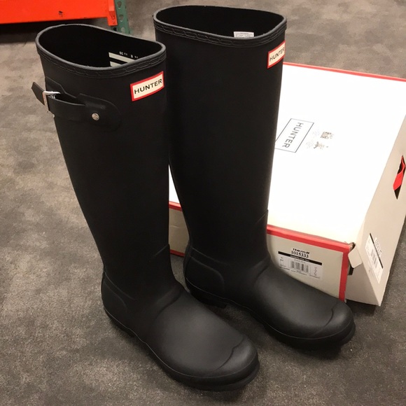 Hunter | Shoes | Tall Matte Black Hunter Boots | Poshmark